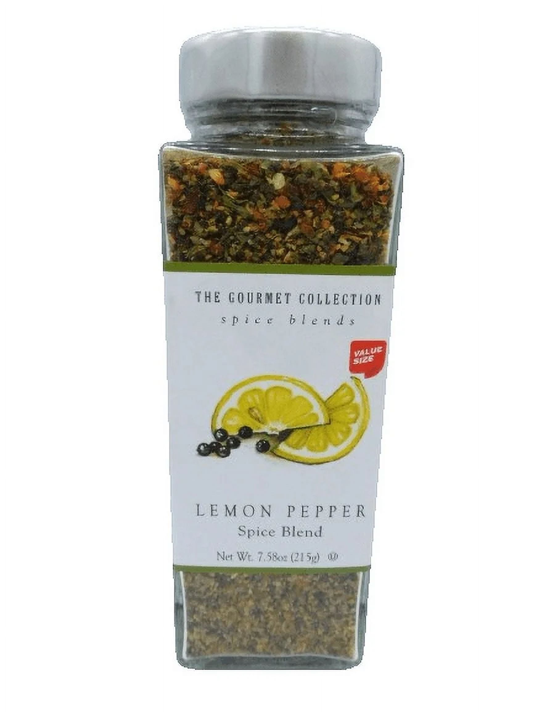 Large The Gourmet Collection Lemon Pepper Spice Blend 7.58 oz by ...