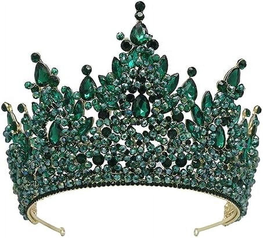 Large Tiaras and Crowns for Women Crystal Tall Pageant Crowns ...