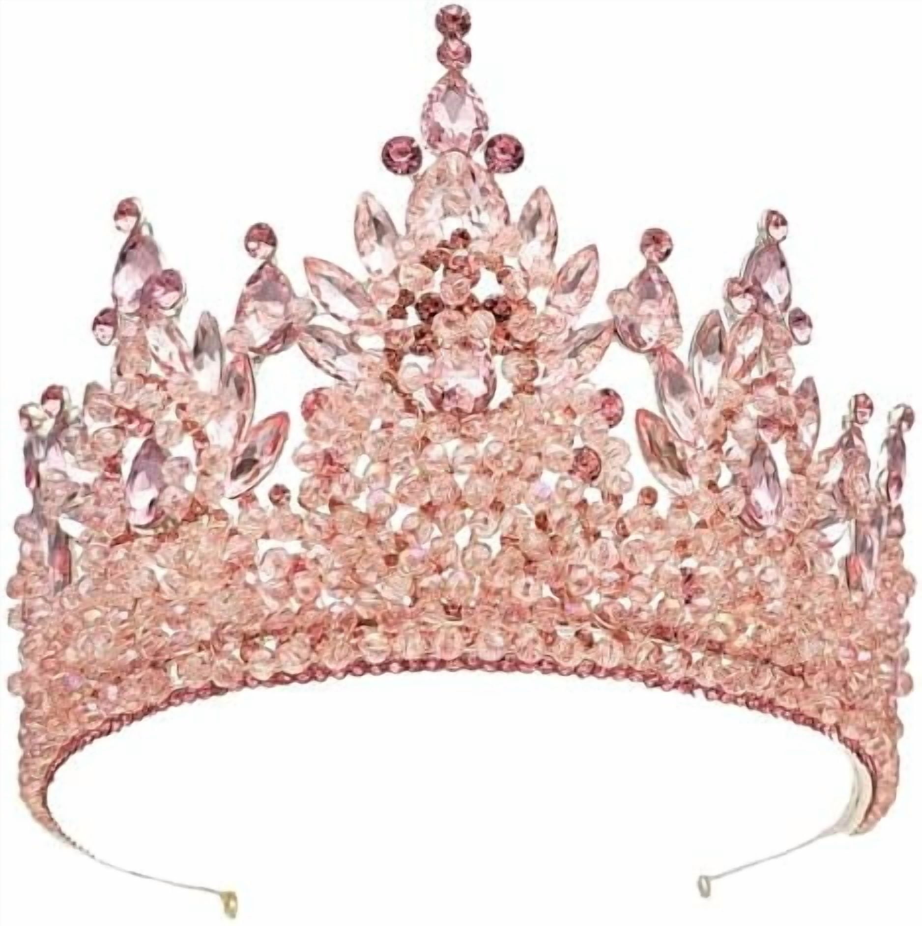 Large Tiaras and Crowns for Women Crystal Tall Pageant Crowns ...