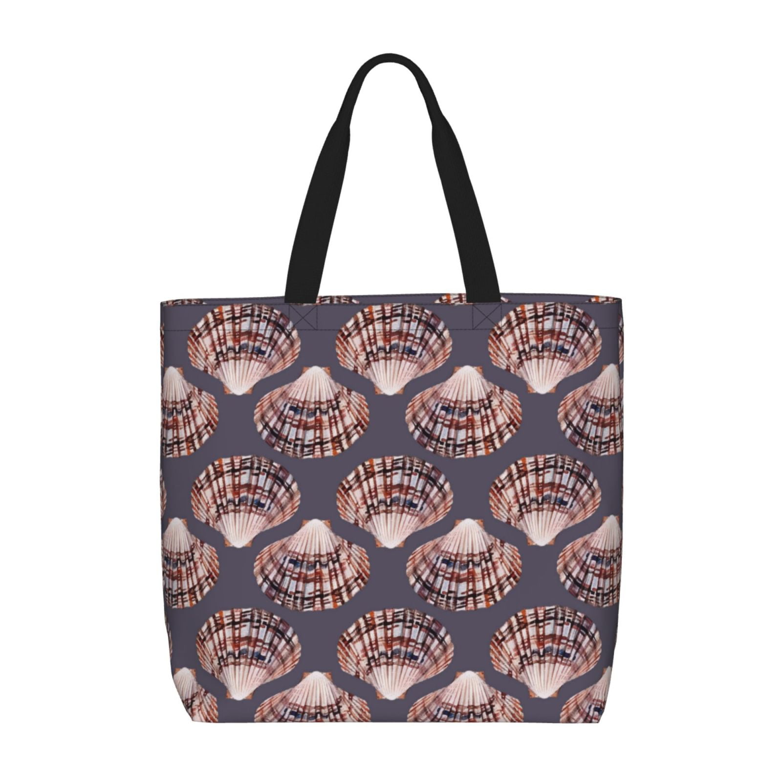 Large Tote Bag For Women - Conch Shells Print No.9084 Reusable The Tote ...
