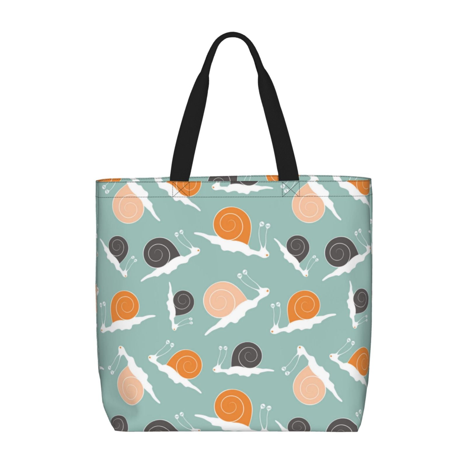 Large Tote Bag For Women - Cute Cartoon Snails Reusable The Tote Bag ...