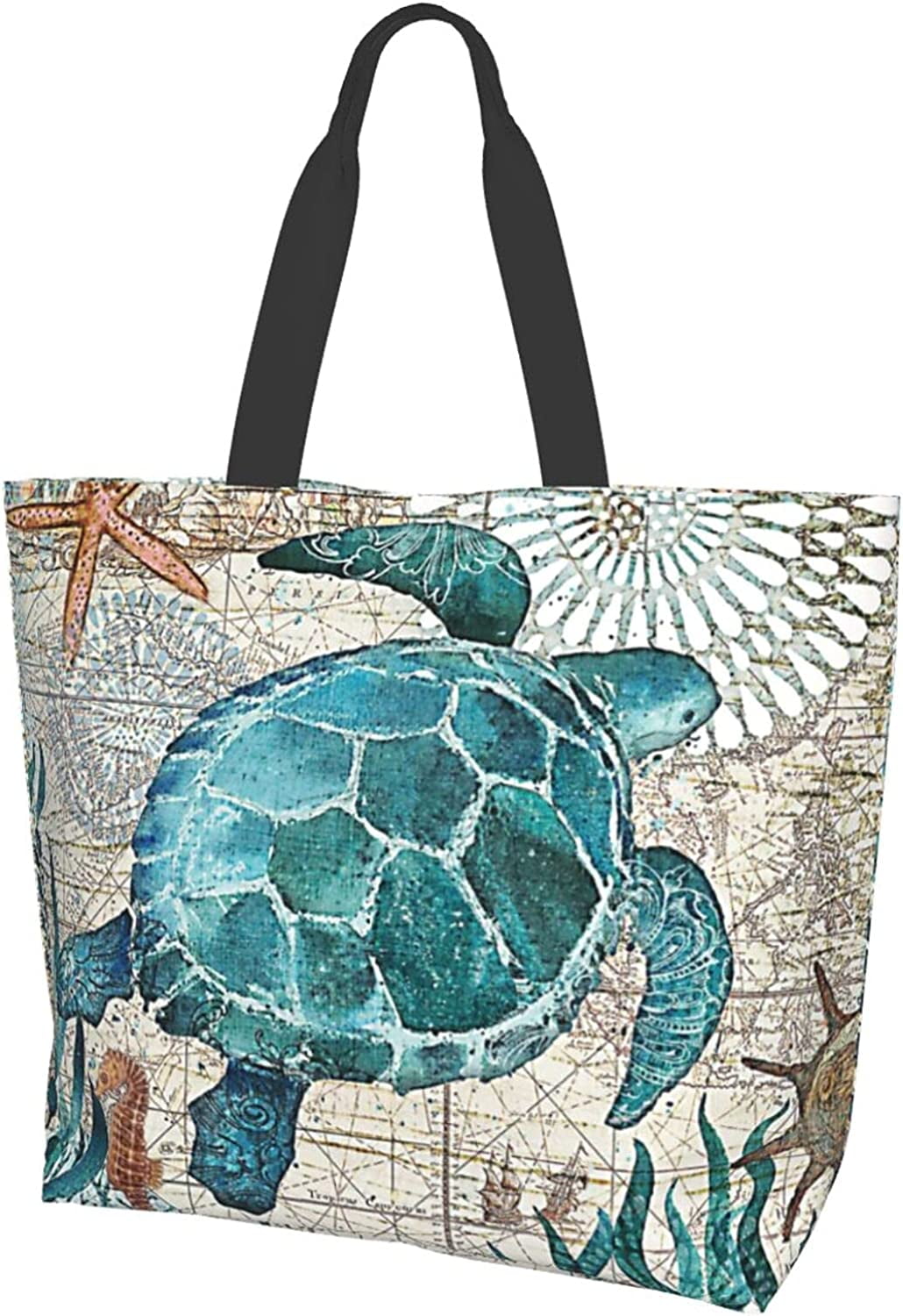 Large Tote Bag for Women Reusable Beach Bags Shoulder Bag Handbag ...