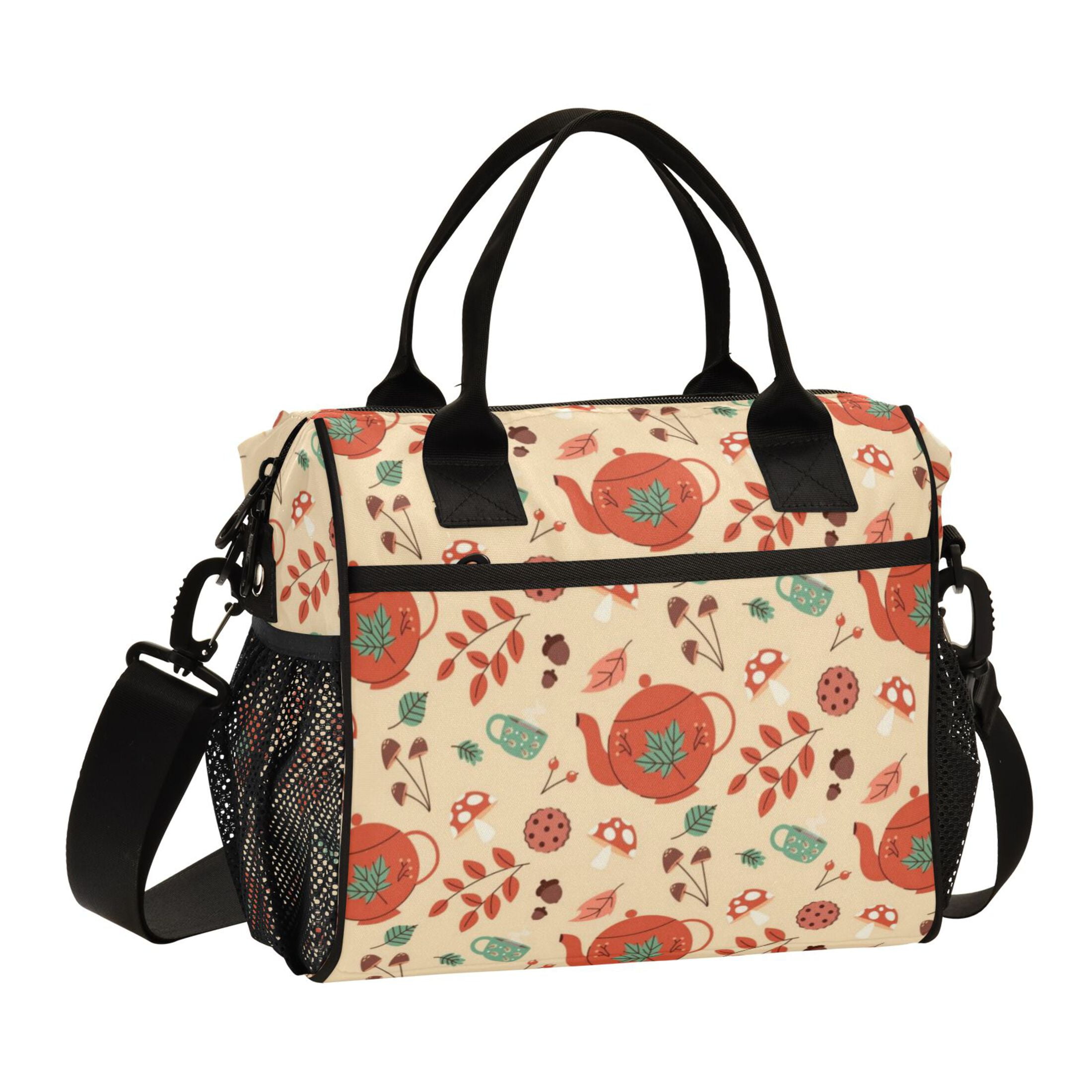 Large Tote Lunch Bag - Multi-Compartment Waterproof Portable Thermal Food Bag for Commute ...