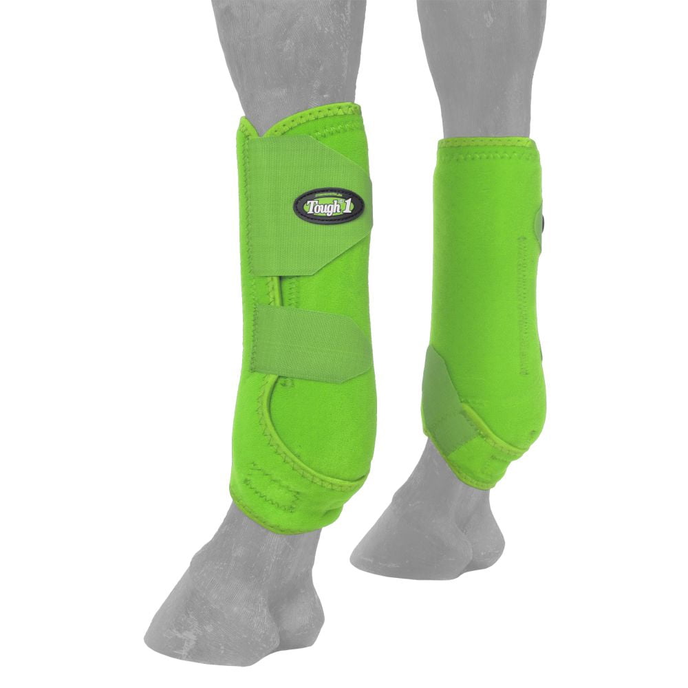 Tough 1 Boots Extreme Vented Front Flexible L Neon Green 64-18000F ...