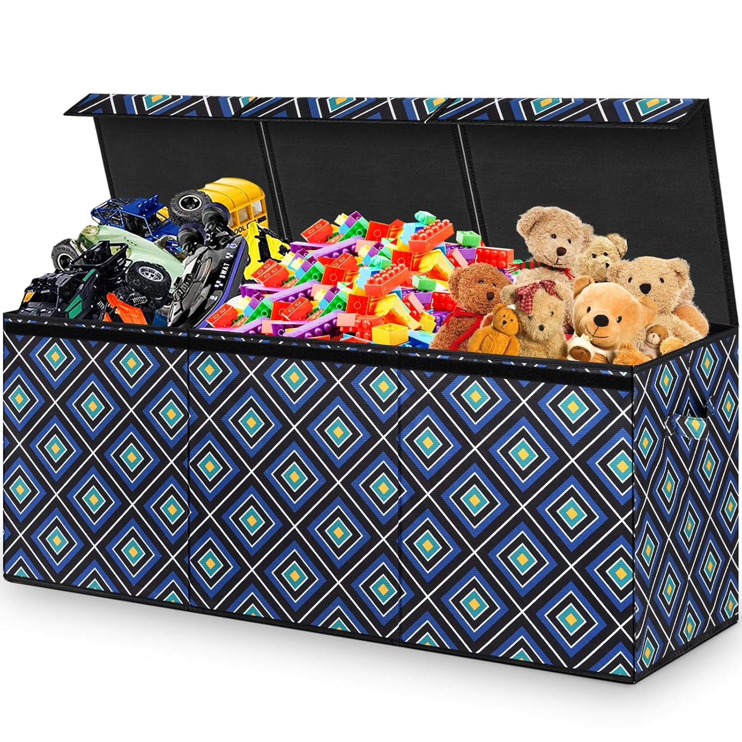 Large Toy Chest, Big Toy Box, Extra Large Toy Box for Boys & Girls ...