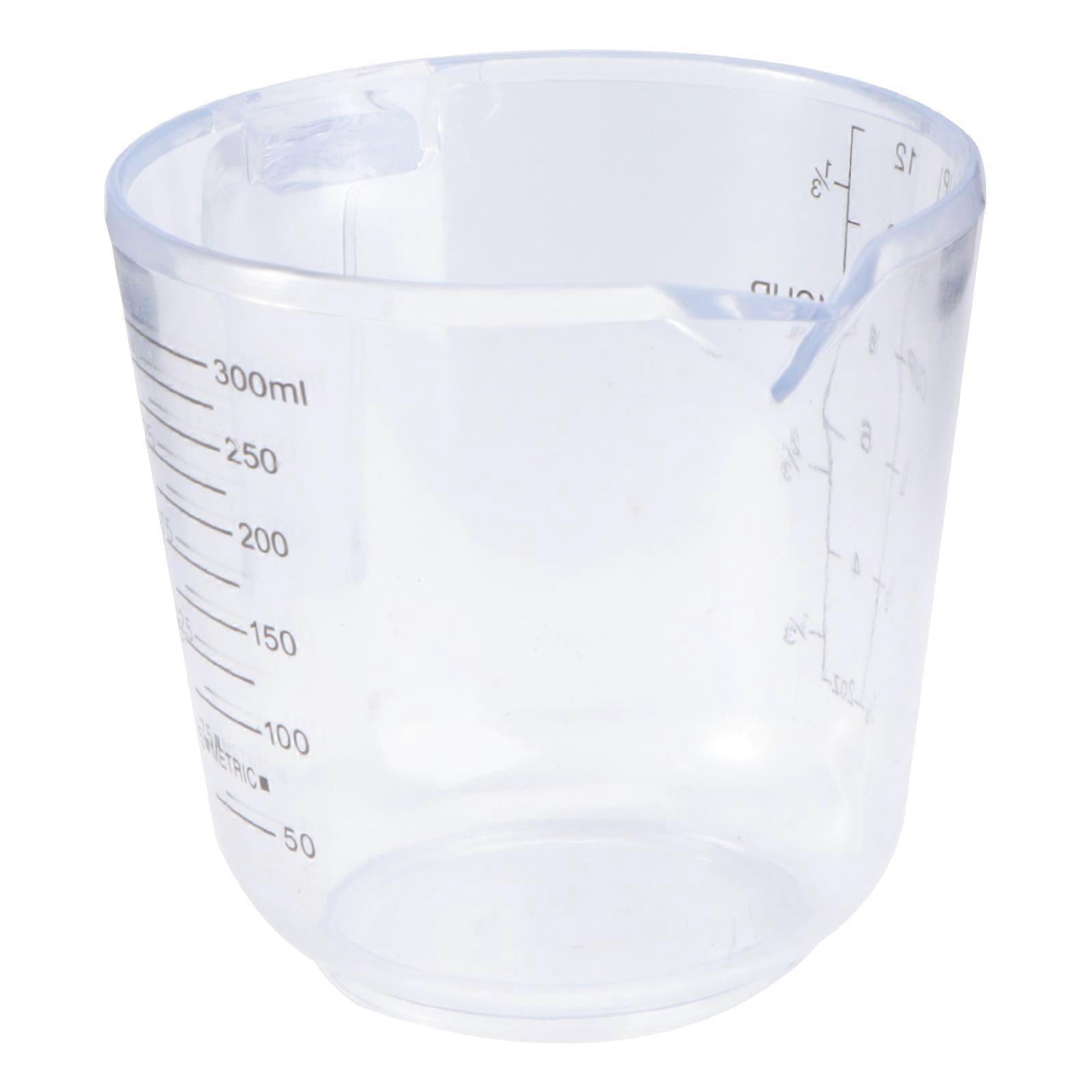 Large Transparent Measuring Cup for Bakers with Graduated Scale 1Set - Walmart.com