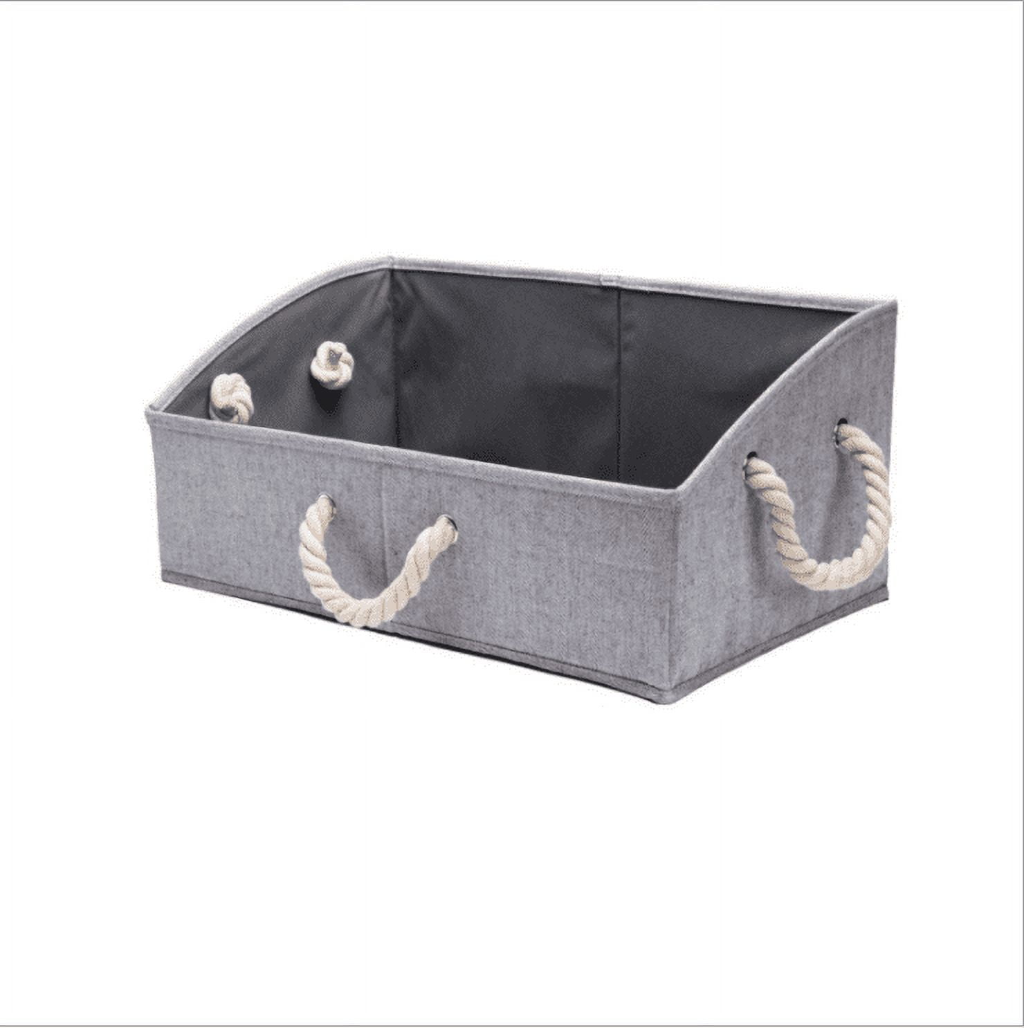 Large Trapezoid Storage Bins 1Pack Fabric Storage Boxes Foldable Shelf ...