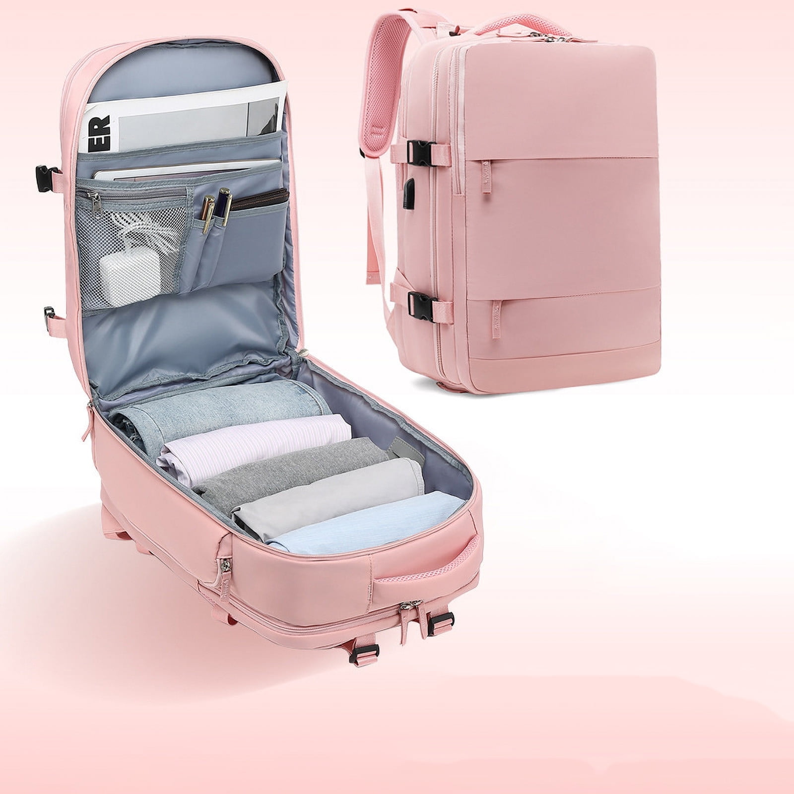 Large Travel Backpack Carry On for Women Man Gym Backpack with Laptop ...