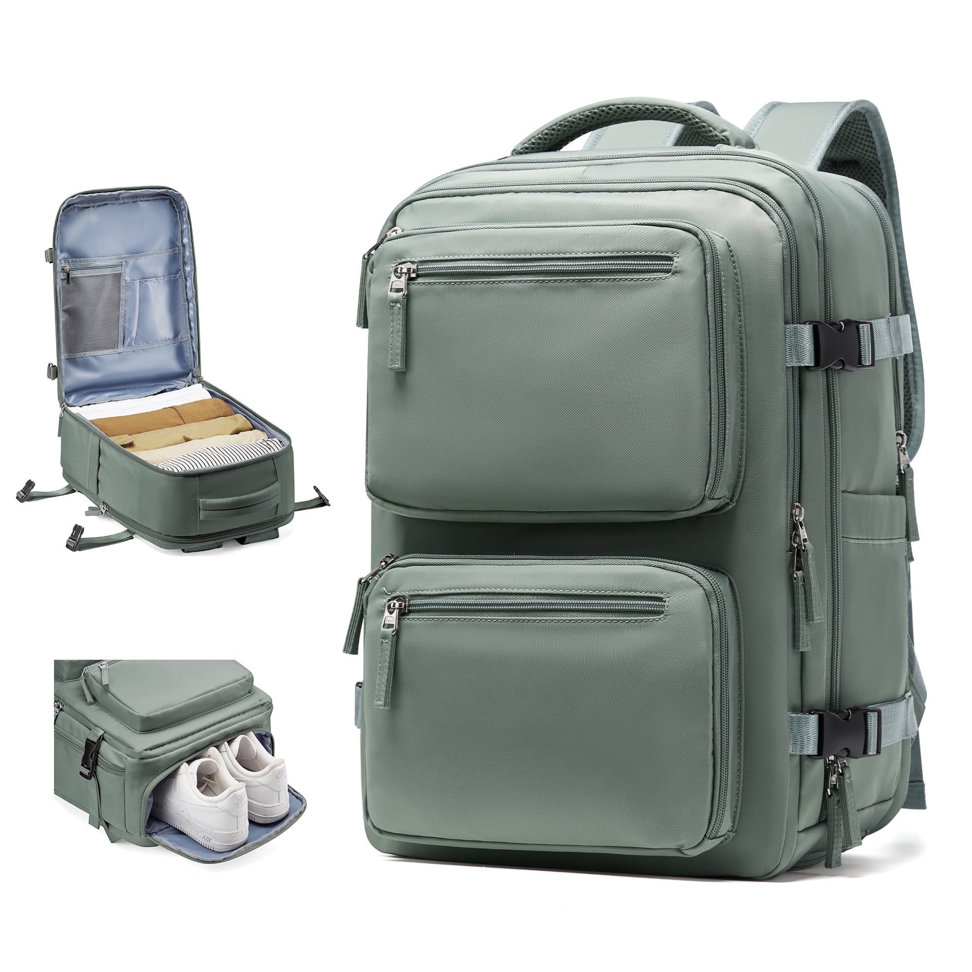 SYCNB Large Travel Backpack for Men Women, Mochila de Viaje Carry on ...