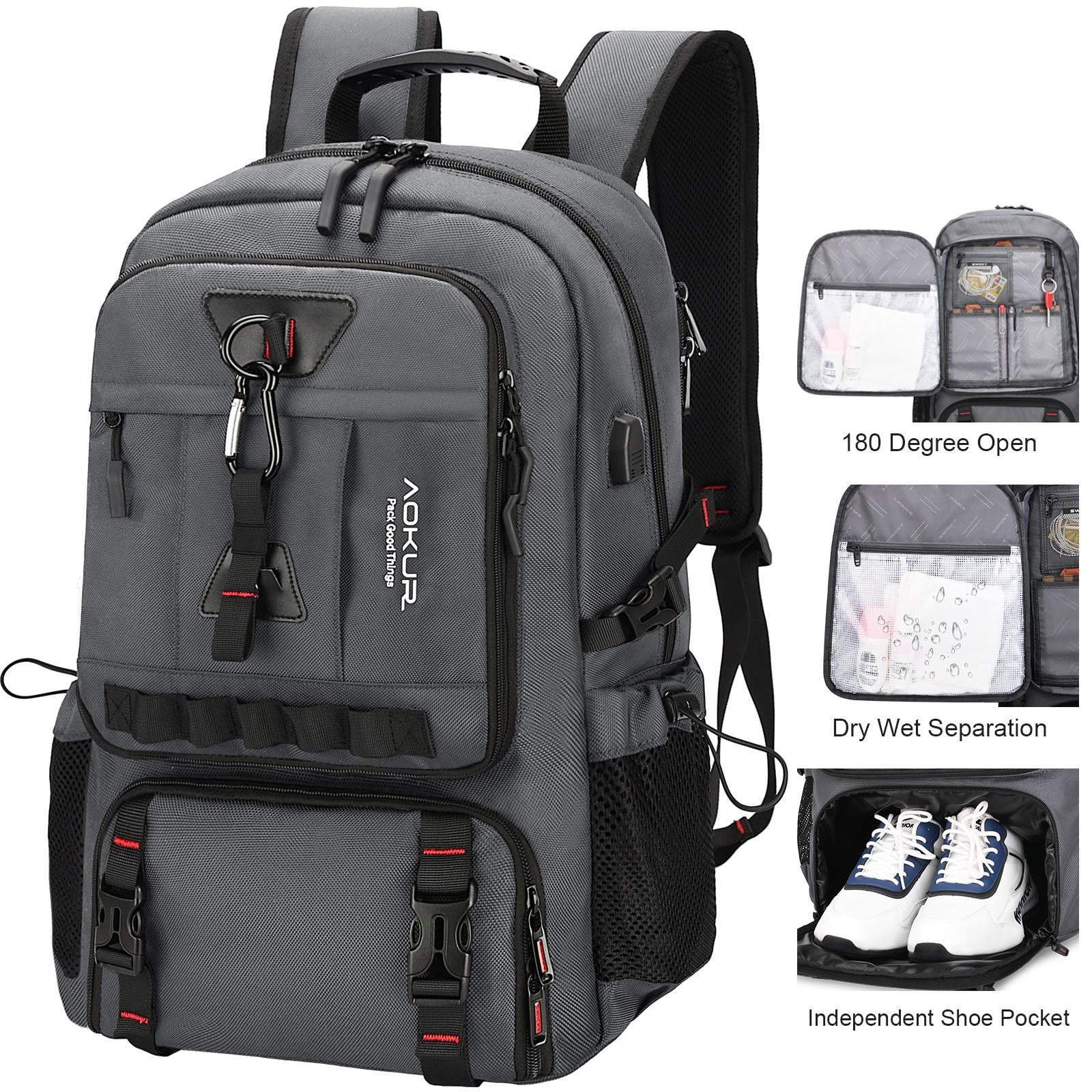 Large Travel Backpack for Men Women, TSA Approved Carry-on Hiking ...