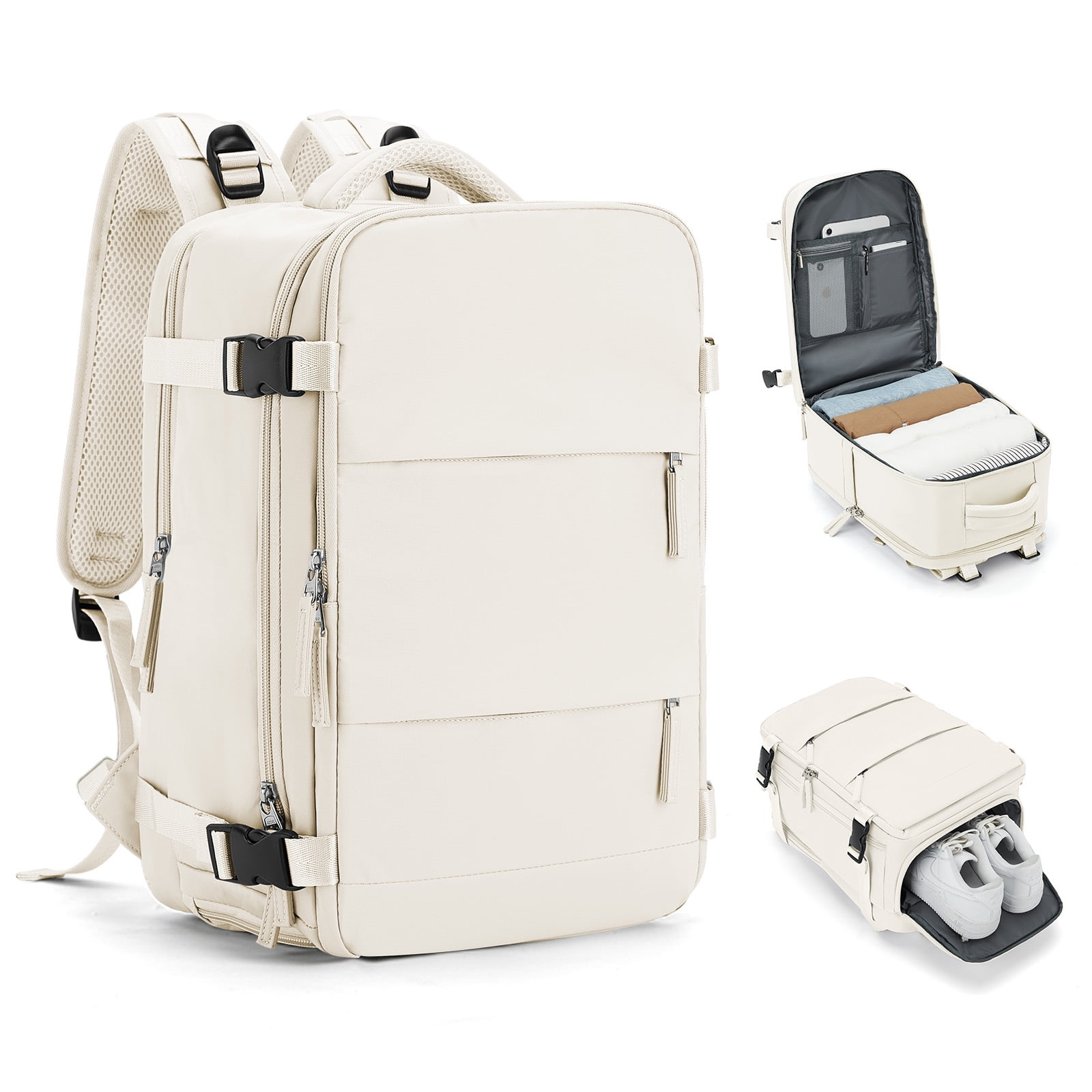 Large Travel Backpack for Women Men Airplane Approved, Carry on ...