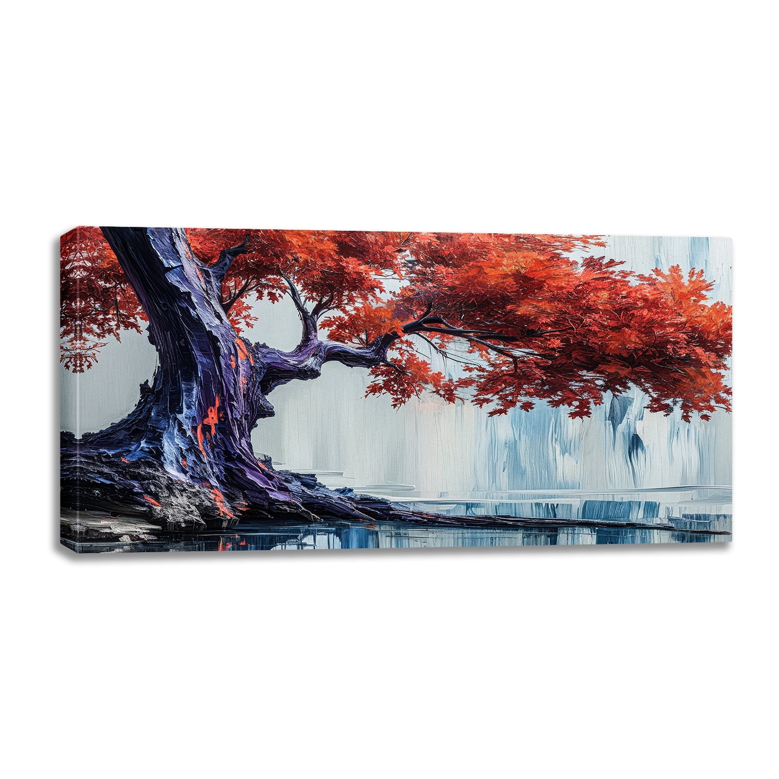 Large Tree and Life Paintings, Oversized Canvas Wall Art for Living ...