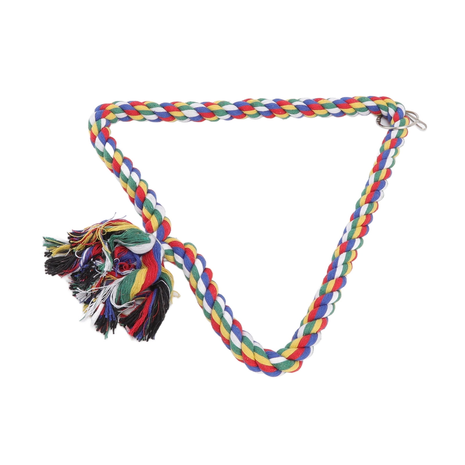 Large Triangle Bird Rope Swing Perch,Safe To Climb and Chew Bird Swing ...