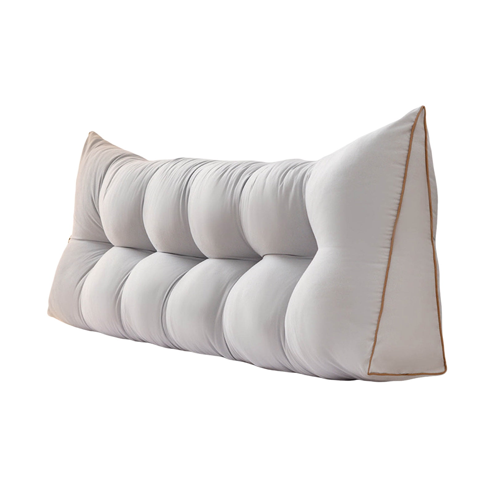 Large Triangular Wedge Pillow for Bed Headboard, Soft Backrest Cushion ...