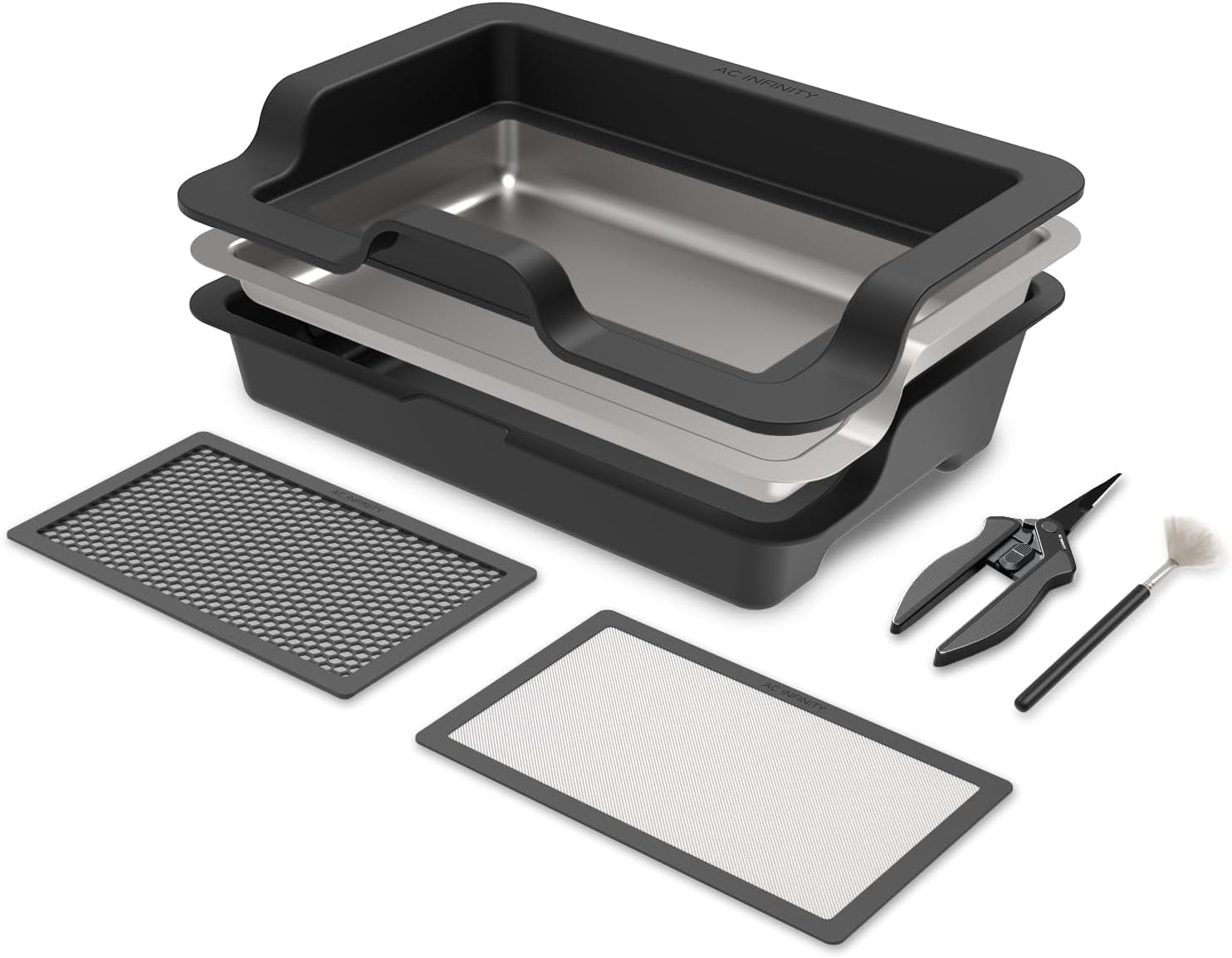 Large Trim Tray System 20-Inch, Interchangeable 3-Tray & 2-Screen Kit ...