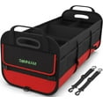 Large Trunk Organizer for Car, Collapsible Multi Compartment Car Trunk ...