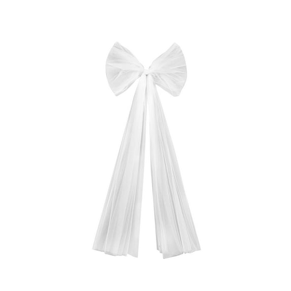 Large Tulle Christmas Tree Topper Bow, Versatile Decoration For Xmas ...