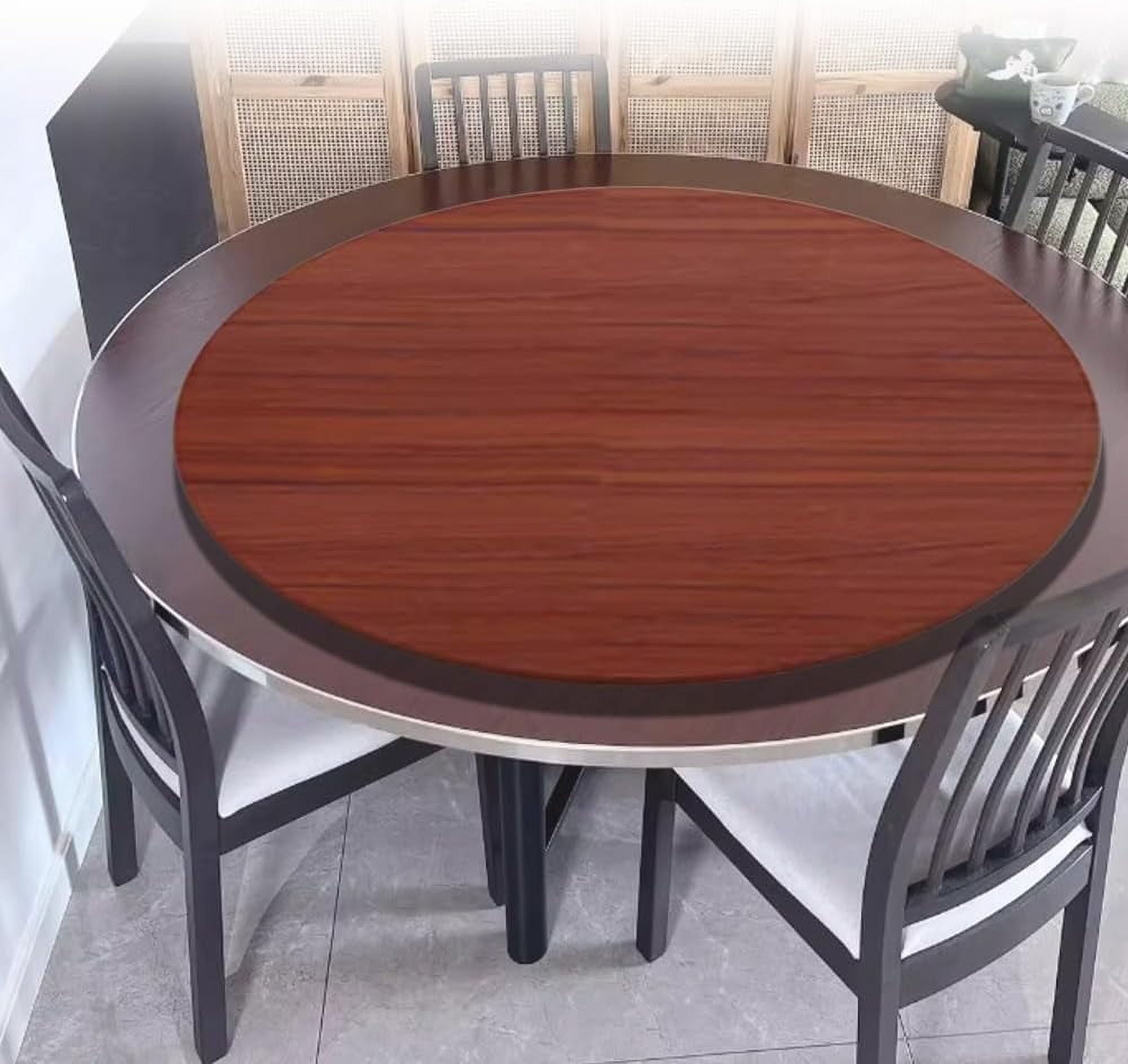 Large Turntable Solid Wood Rotating Tray 20 24 30 36 40in Lazy Susan ...