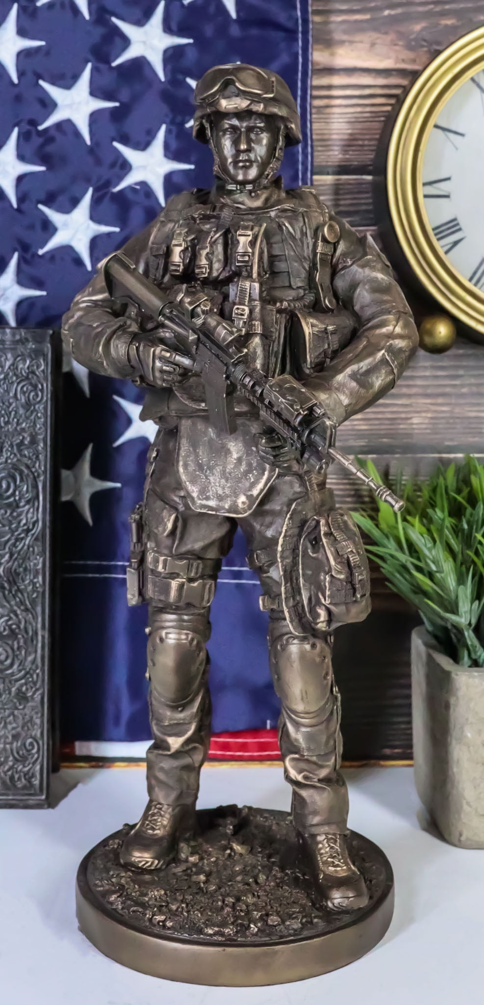Large US Military Covert Night Mission War Soldier Rifleman Infantry ...