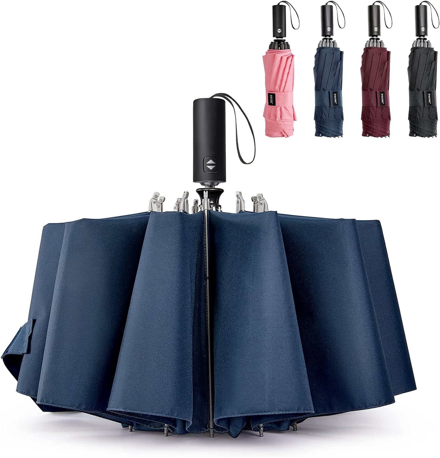 Large Umbrella 54 Inch Windproof Travel Umbrellas for Rain, folding ...