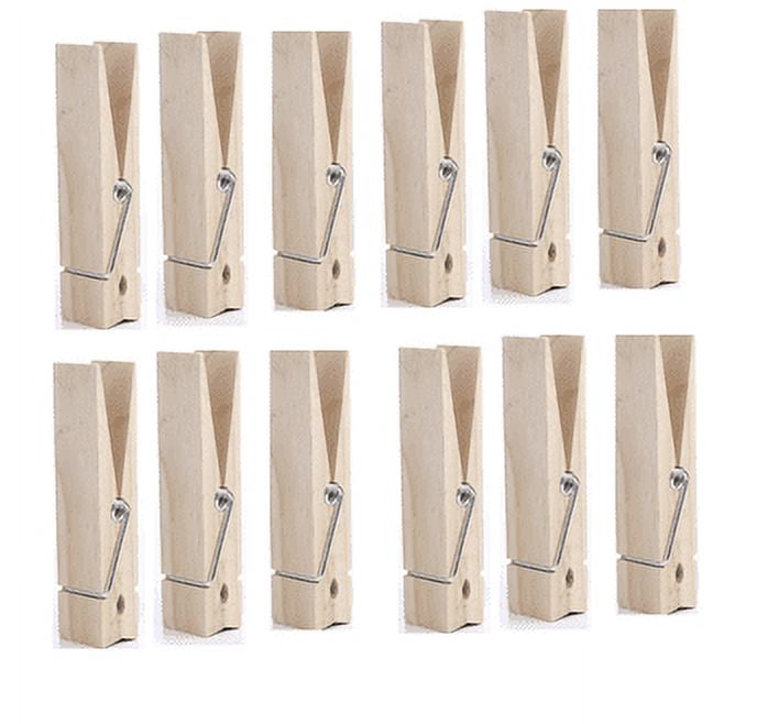 Large Unfinished Wood Clothespins by Factory Direct Craft (Package of ...