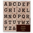 Large Uppercase Alphabet Wood Stamp Set by Recollections™ - Walmart.com