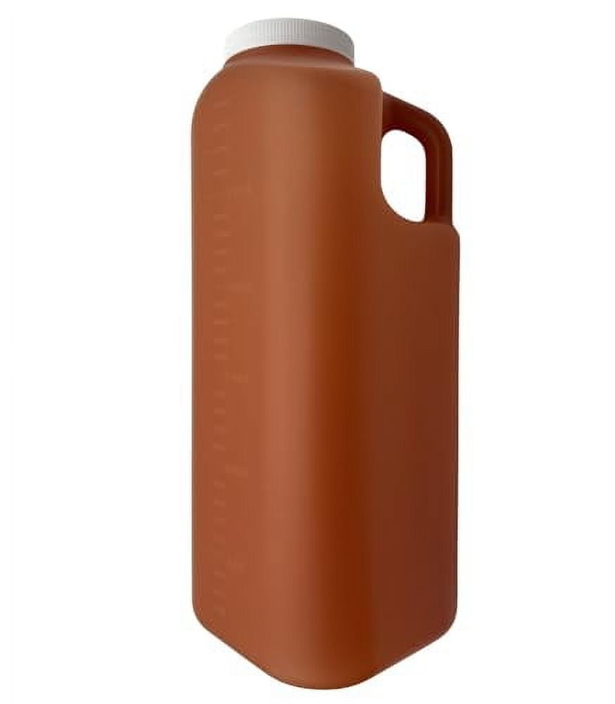 Large Urine Collection Container with Spill Proof Screw Lid, 24-Hour ...