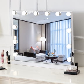 Wall Mounted Makeup Mirror with Lights