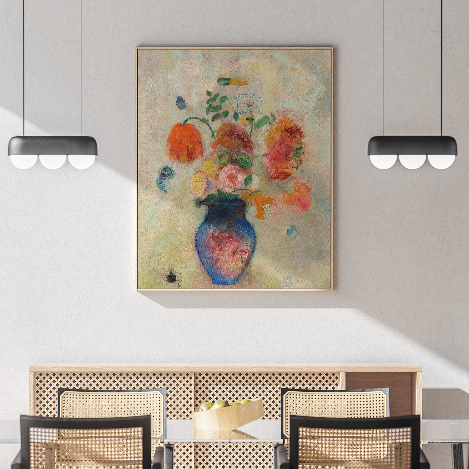 Large Vase with Flowers - 1912 | Odilon Redon | Premium Fine Art Print ...