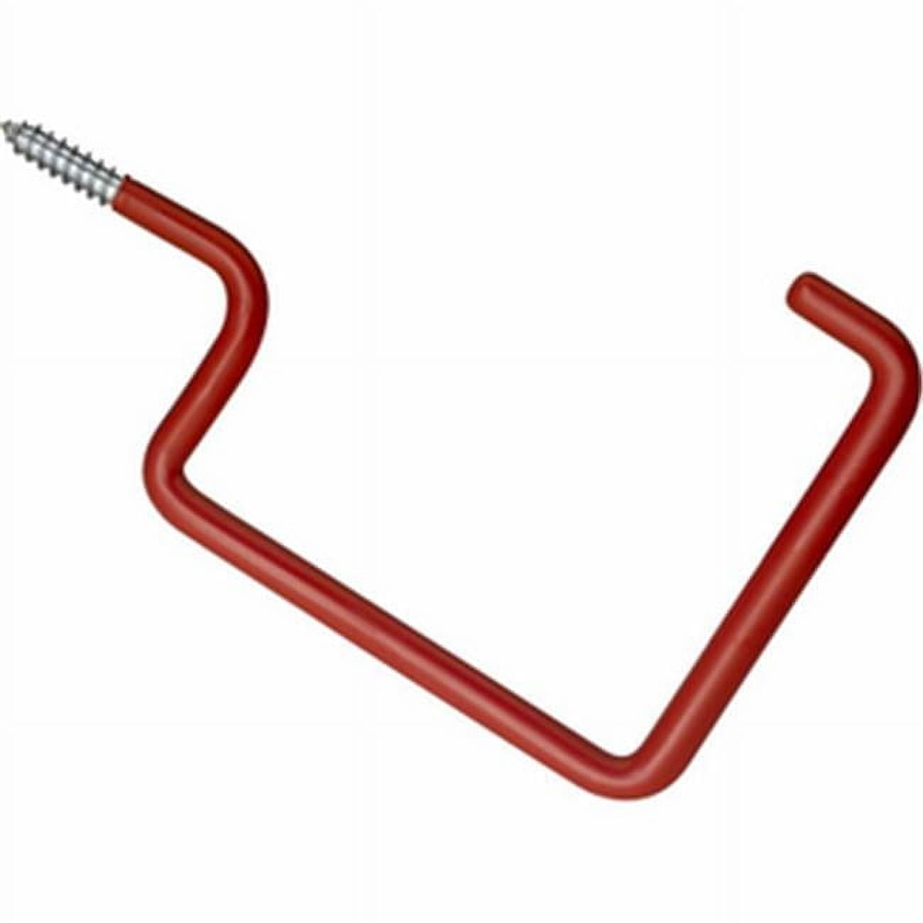 Large Vinyl Coated Storage Screw Hook, Red - Walmart.com