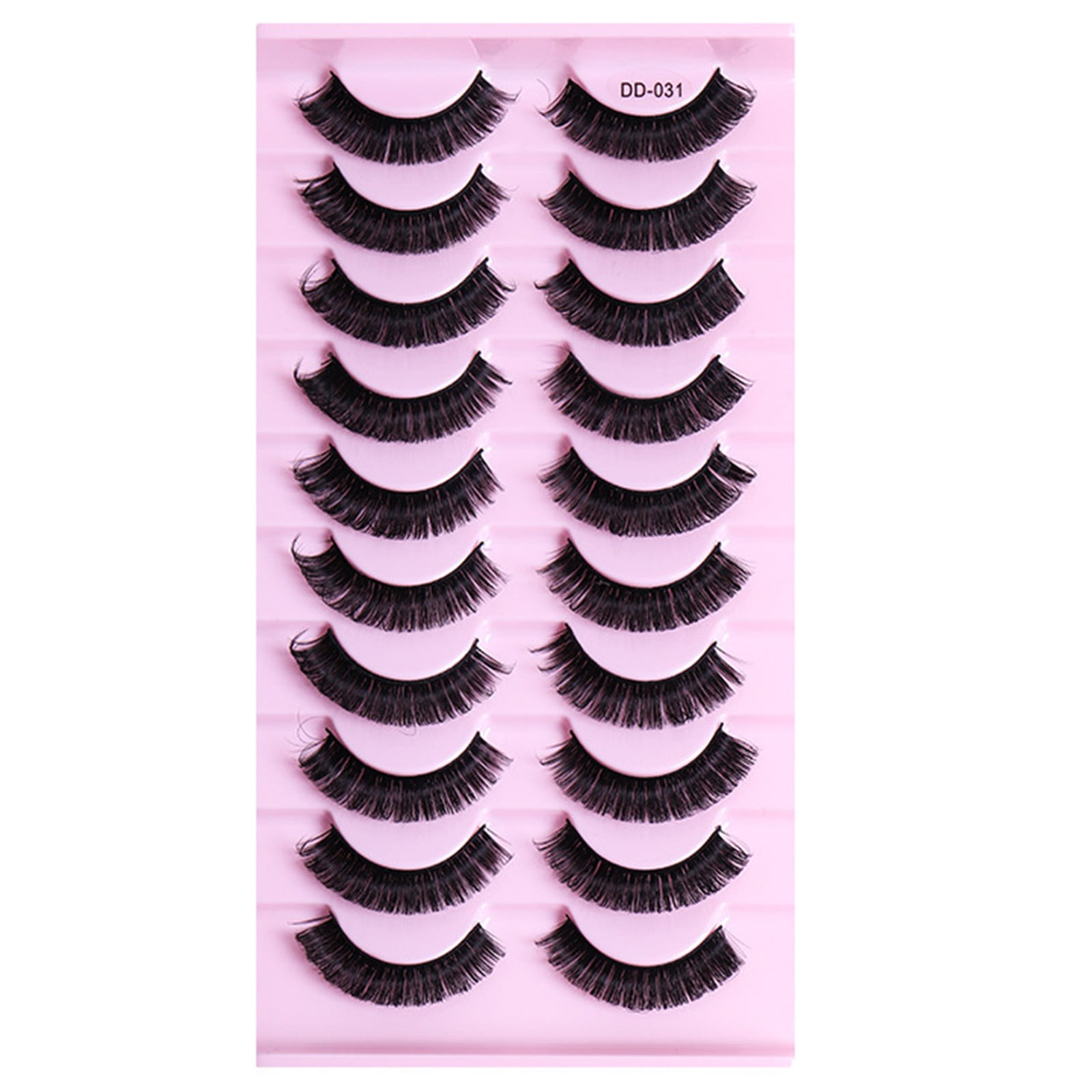 Large Volume False Eyelashes Practice Lashes 10 Pairs of Layer Falsies ...
