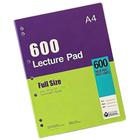 Large Volumes 4600 Page Notebook Strong Binding Flat Lay Scribbling Pad ...