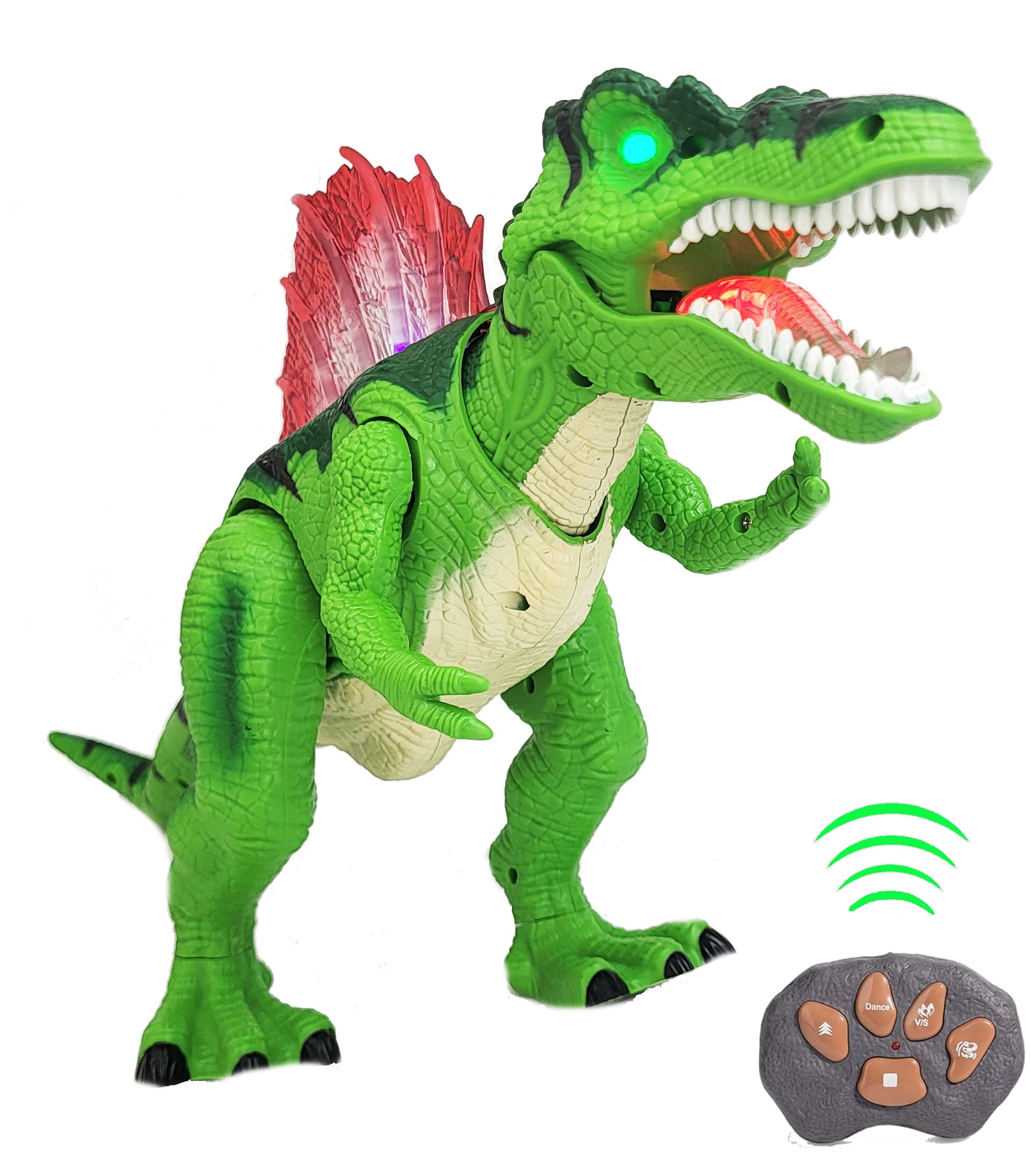Blue Block Factory Roar Sound Light Walking Dinosaur Toy - Realistic ...