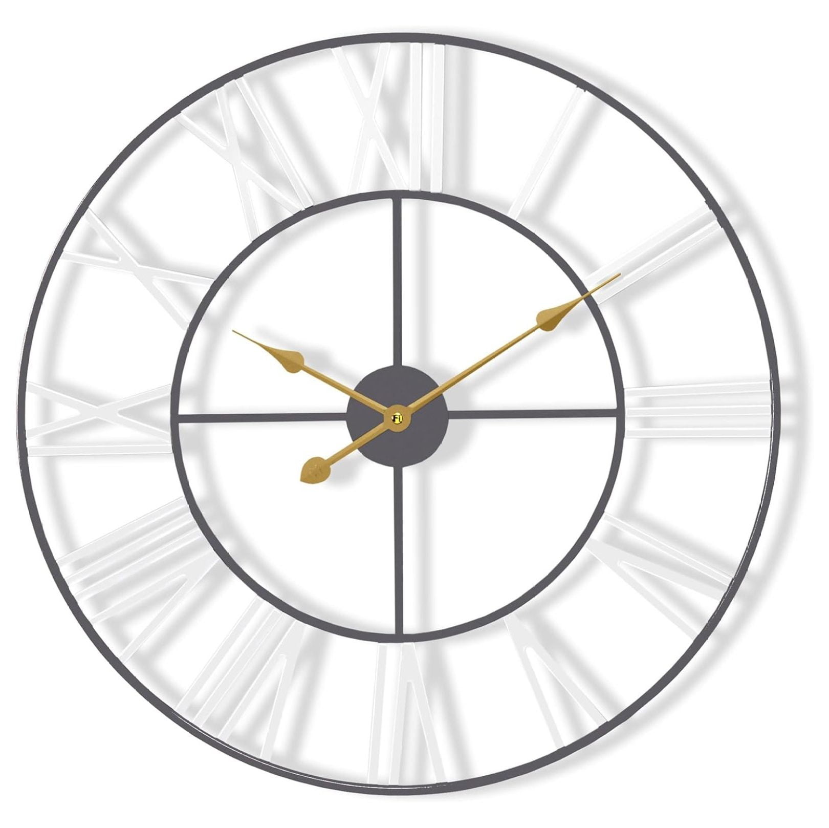 Large Wall Clock for Living Room Decor - 24 inch Big Wall Clock ...