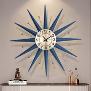 Kate and Laurel Sancia Modern Numberless Round Metal Wall Clock, 16 ...