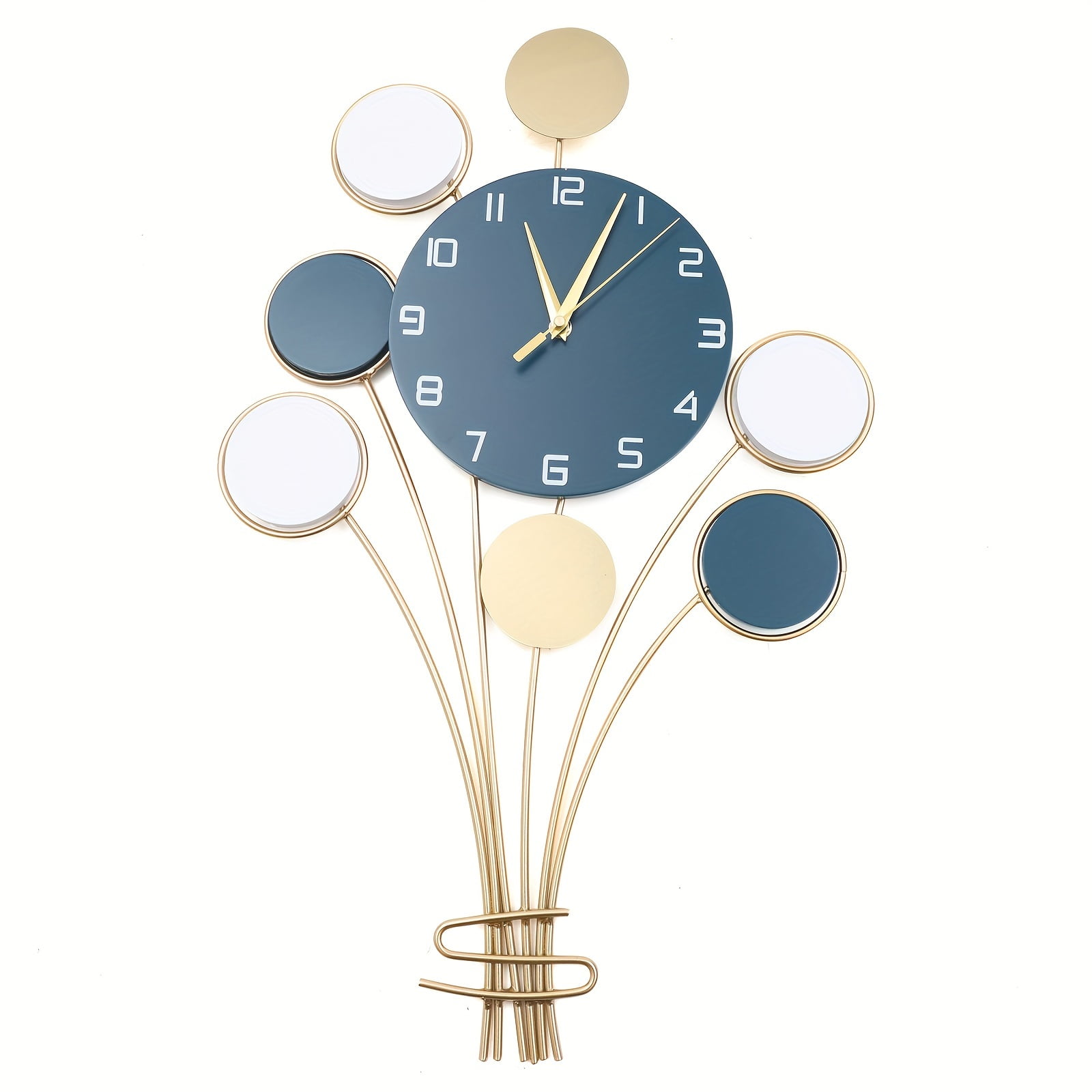 Large Wall Clocks, Metal Decorative Wall Clocks For Home Decor, Modern ...