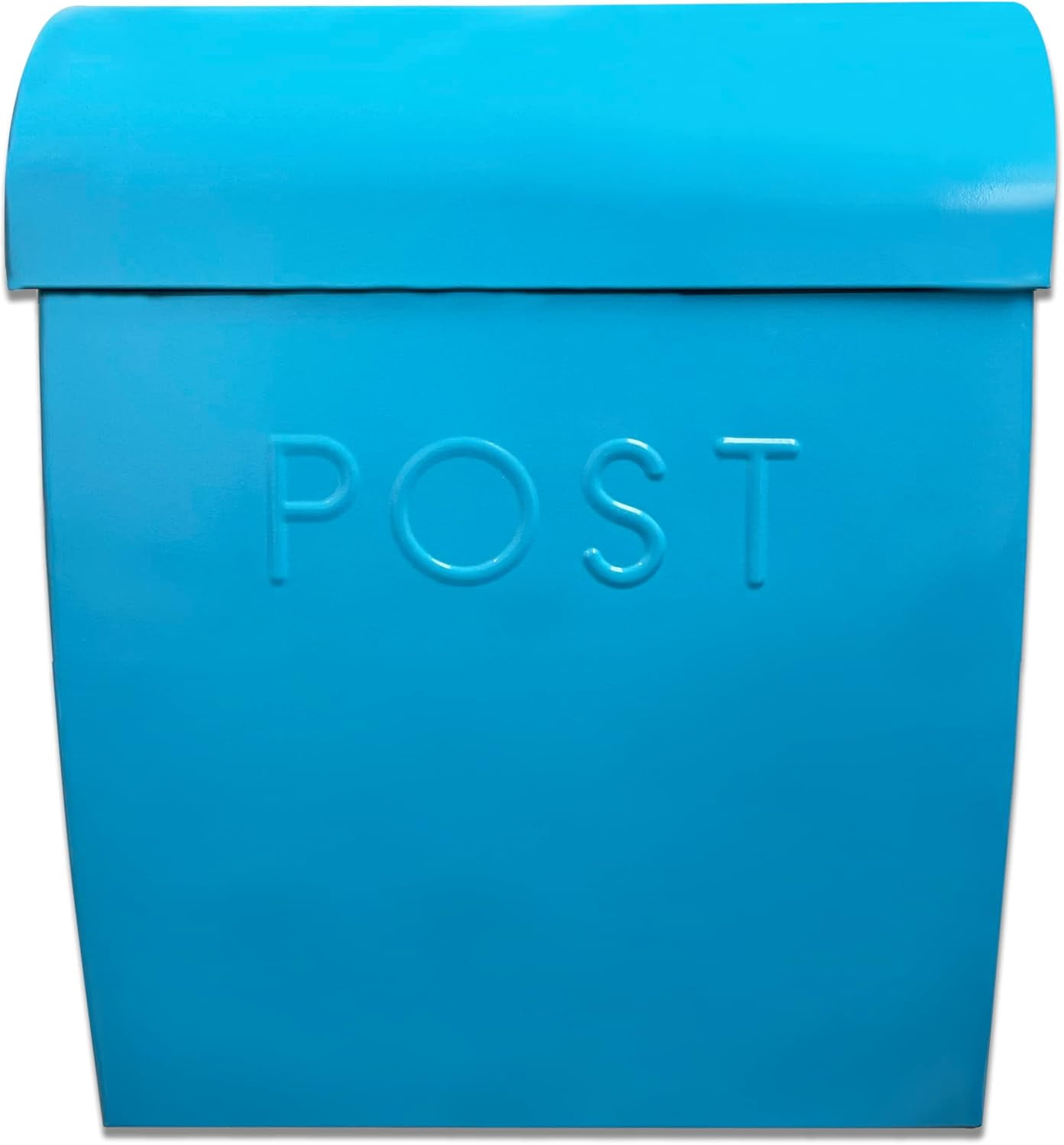 Large Wall Mount Mailbox, 5.07 X 12.44 X 5.39 Inches, Blue Mailboxes ...