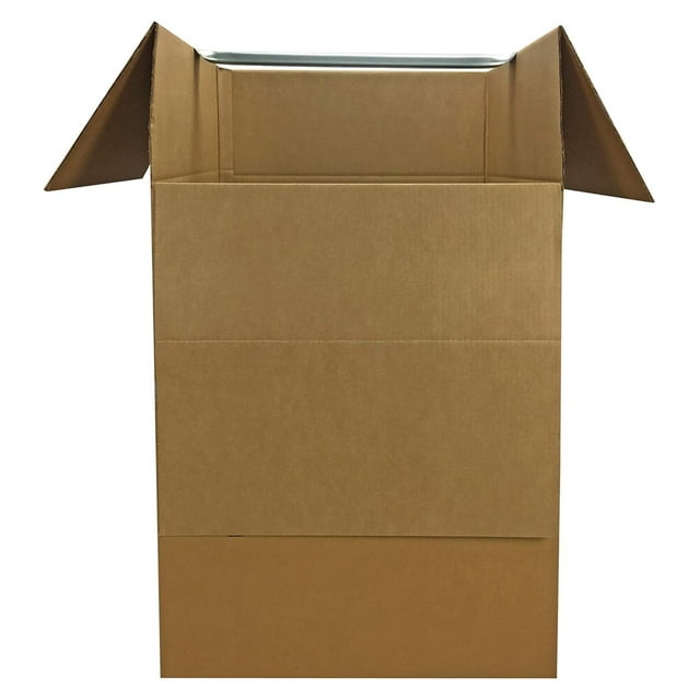 Large Wardrobe Moving Boxes with Bars Bundle (4) … - Walmart.com