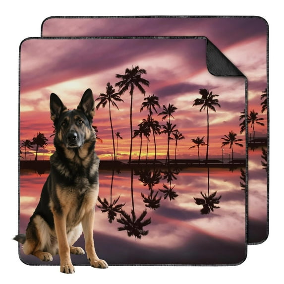Large Washable Pee Pads with Tropical Design, Reusable and Built with a ...
