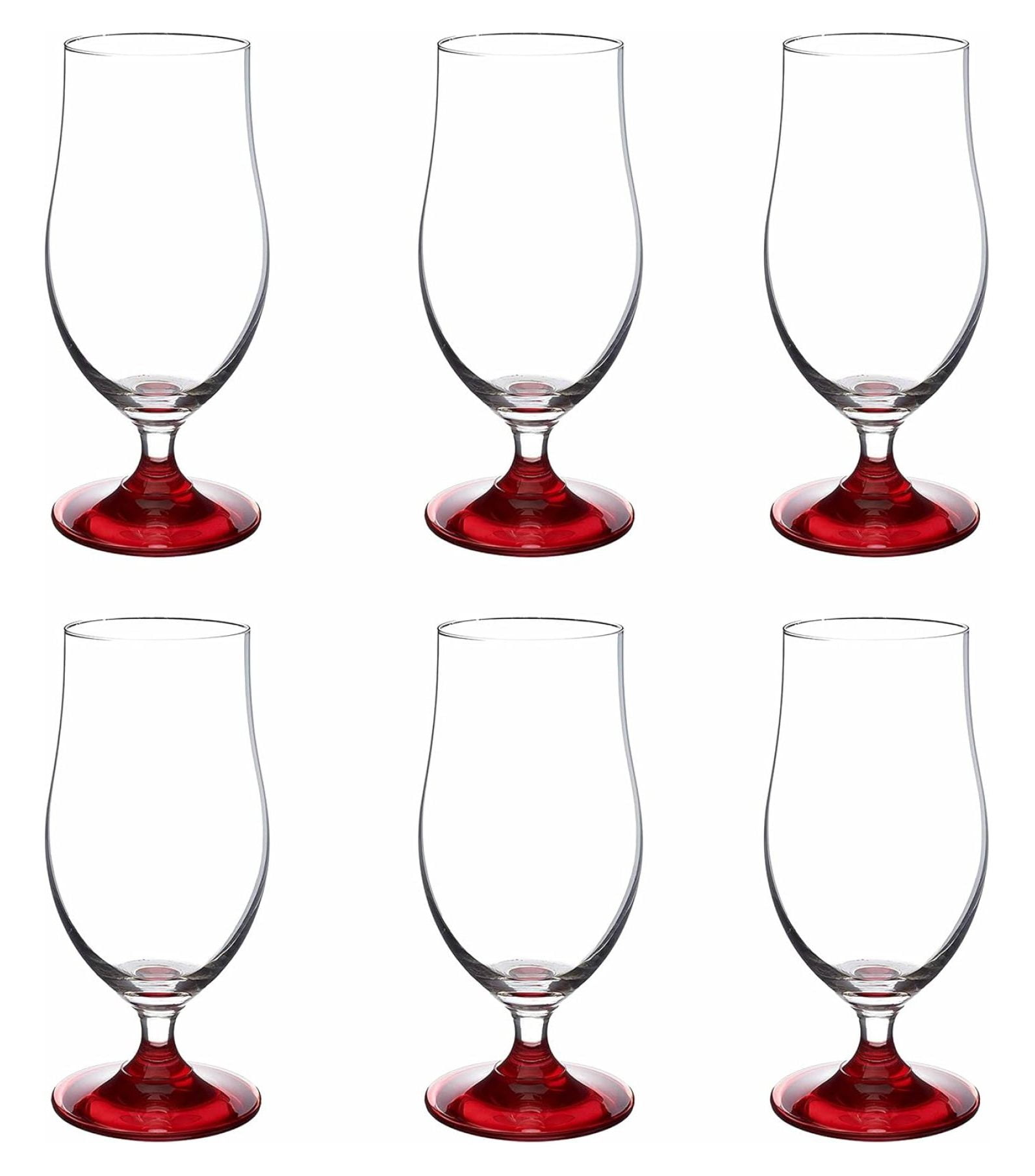 Large Water Goblet Glasses by Toscana, 13 Oz Set of 6, Customizable ...