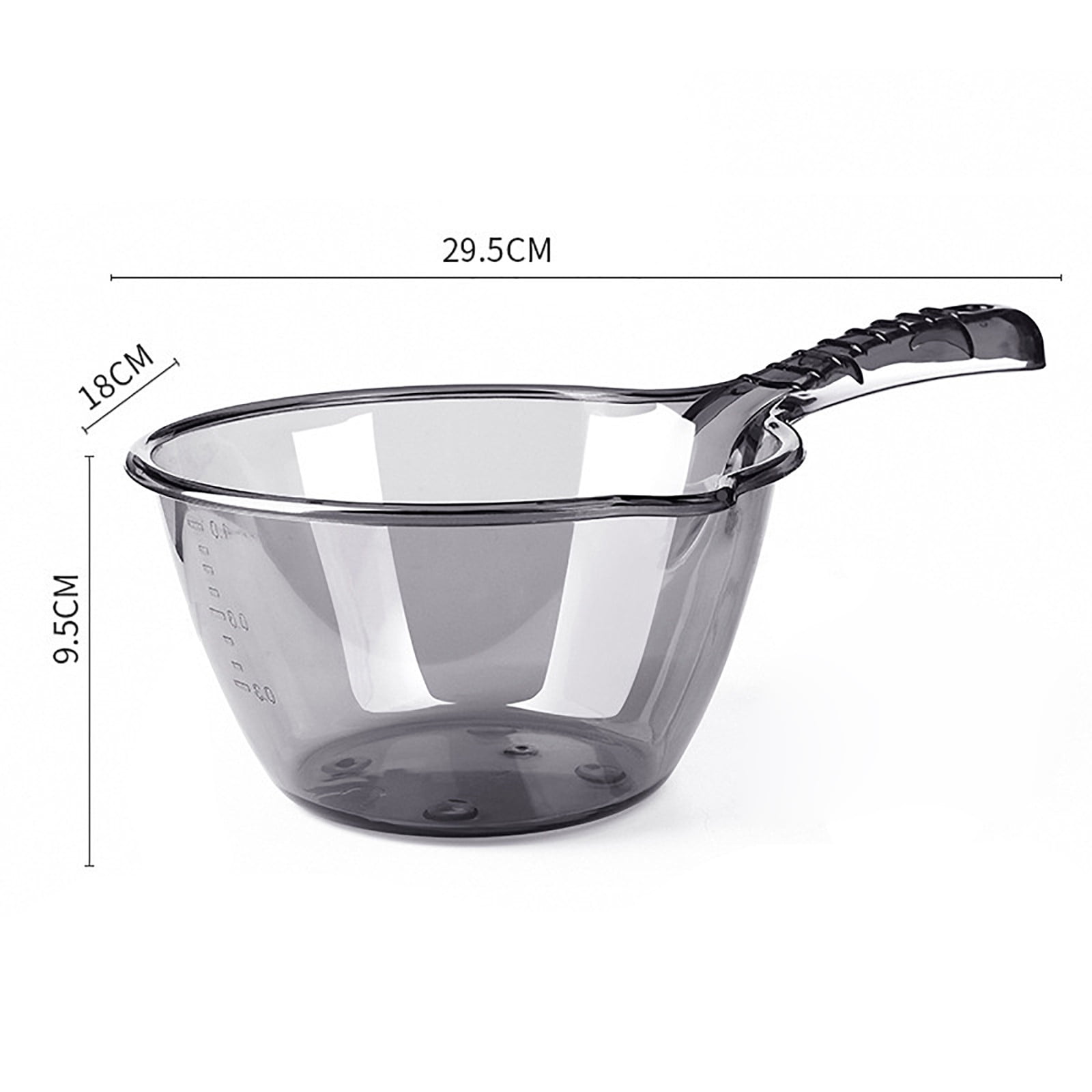 Large Watering Spoon for Plants and Kitchen Use, 1250ml Clear Plastic ...
