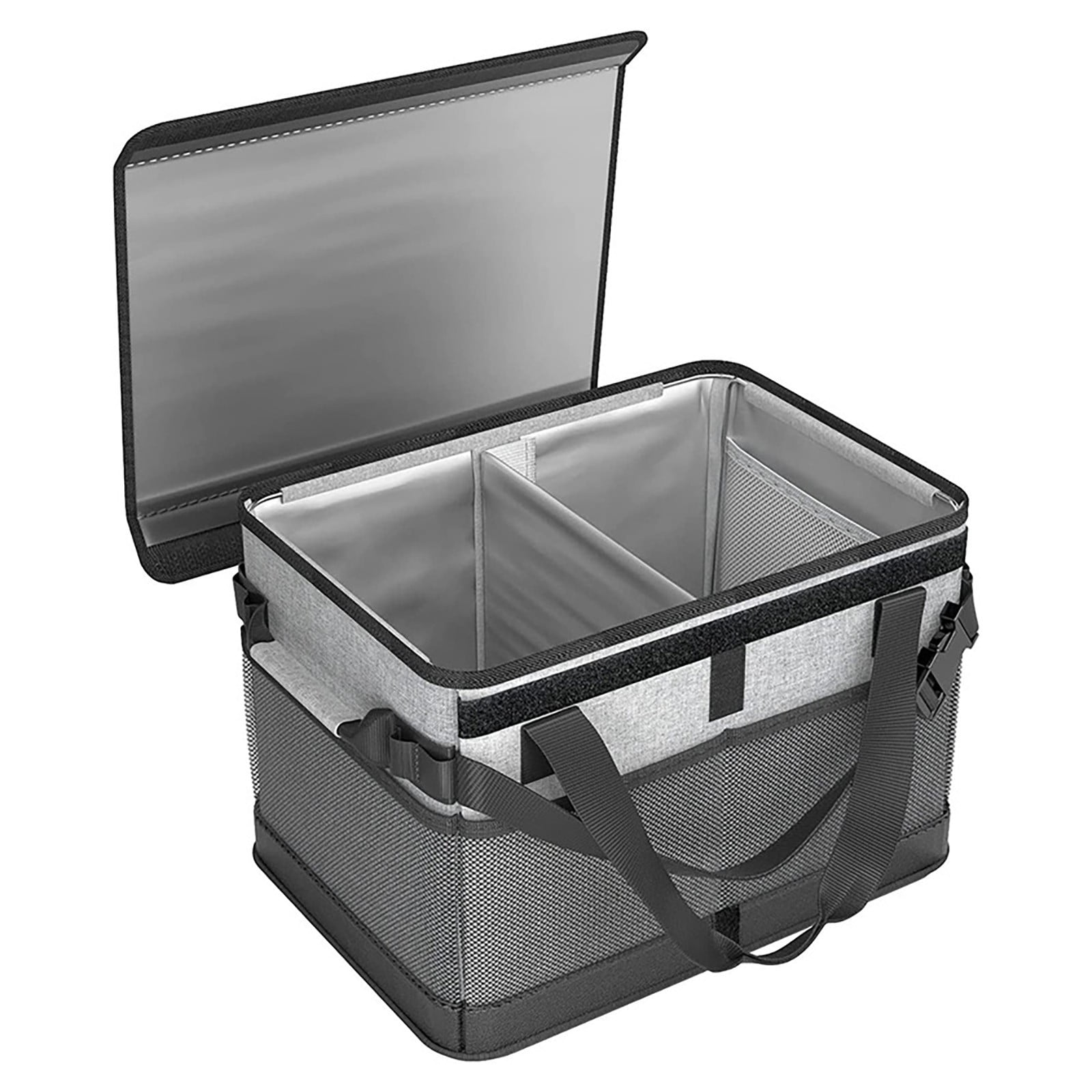 Large Waterproof Grill Caddy, BBQ Caddy with Paper Towel Holder and Lid ...