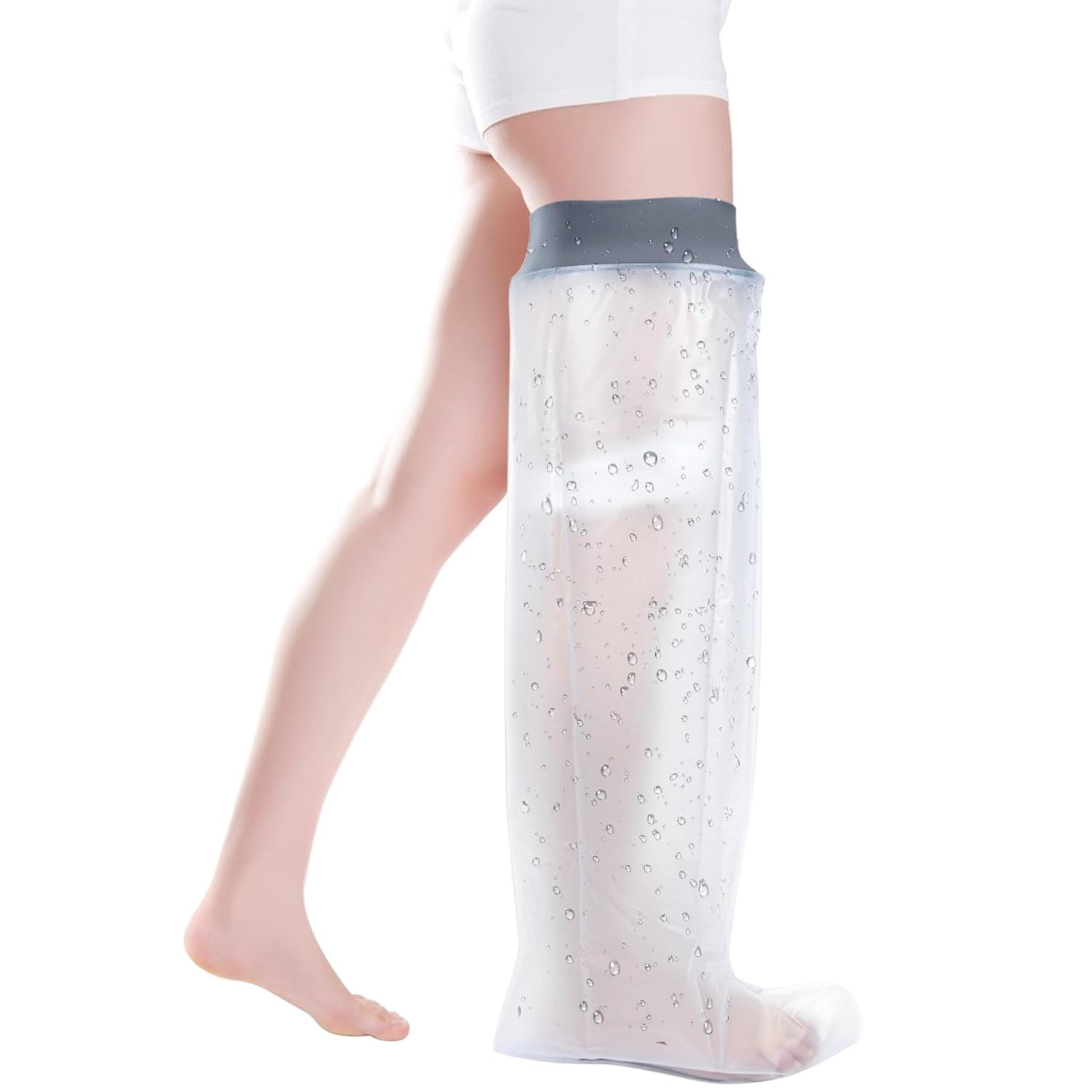 Large Waterproof Leg Cast Cover for Shower Foot Wound Protector Bath ...
