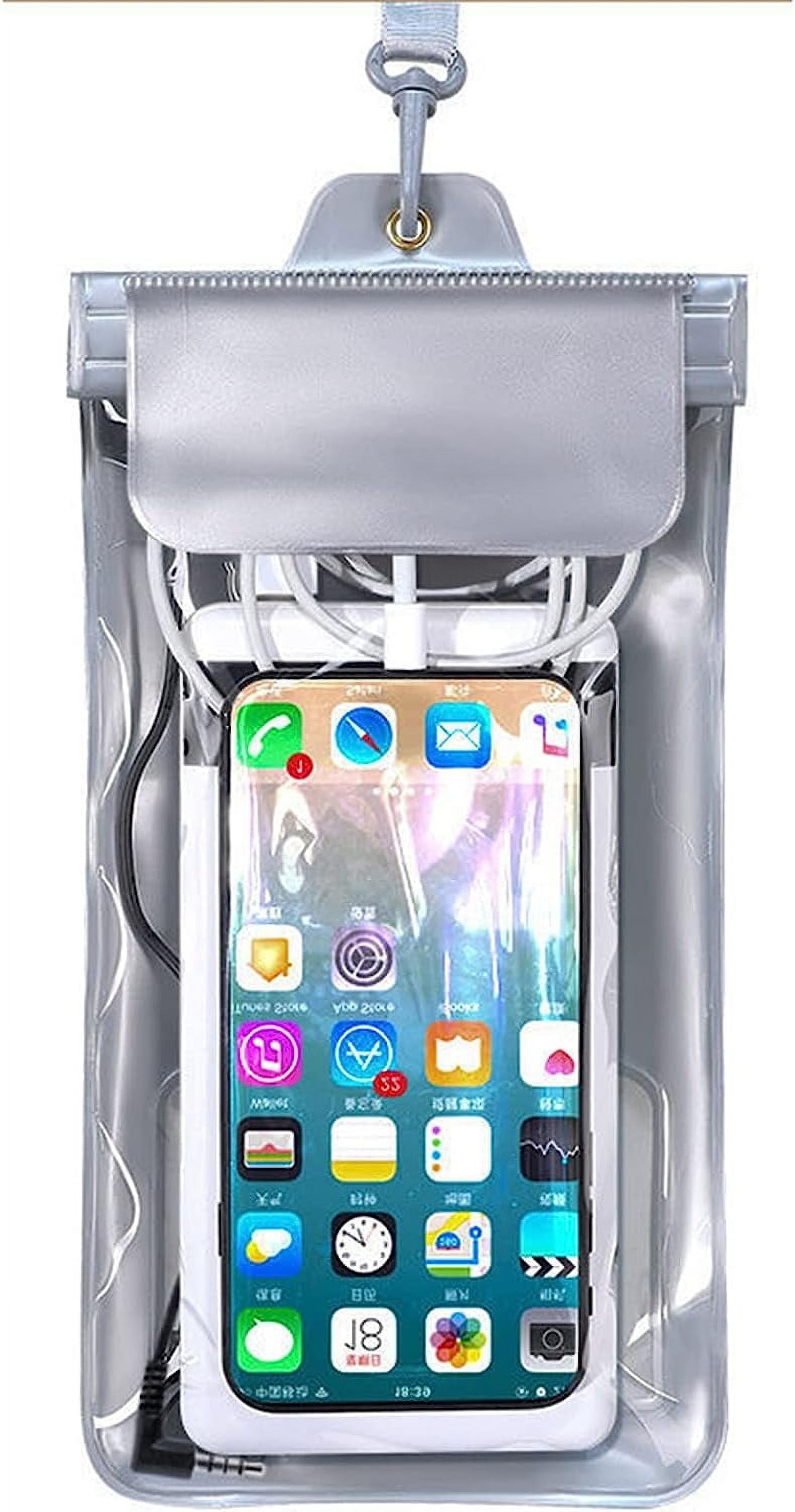 Large Waterproof Phone Pouch/Case, Universal Waterproof Cell Phone Dry ...