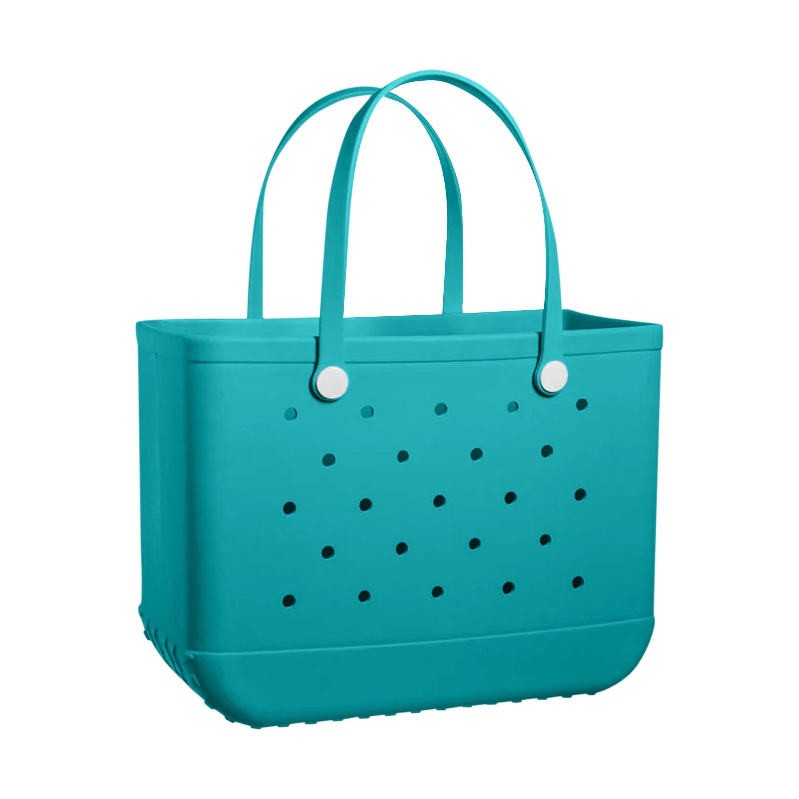 Large Waterproof Tote Bag – EVA Material, Adult Beach Bag, Improved Handle, Anti-Tip Totebag ...