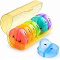 Large Weekly Pill Organizer 2 Times a Day, Daily Pill Box 7 Day Easy to ...
