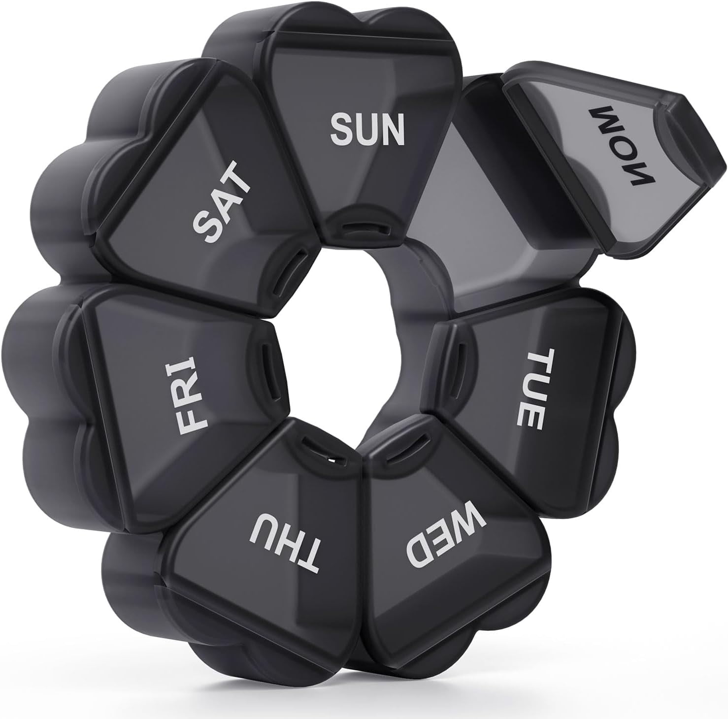 Large Weekly Pill Organizer, Pill Box 7 Day, Daily Vitamin Case Large ...