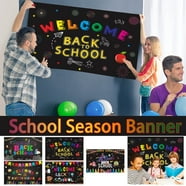 2 Pack Classroom Welcome Banner Poster Back to School Banner ...