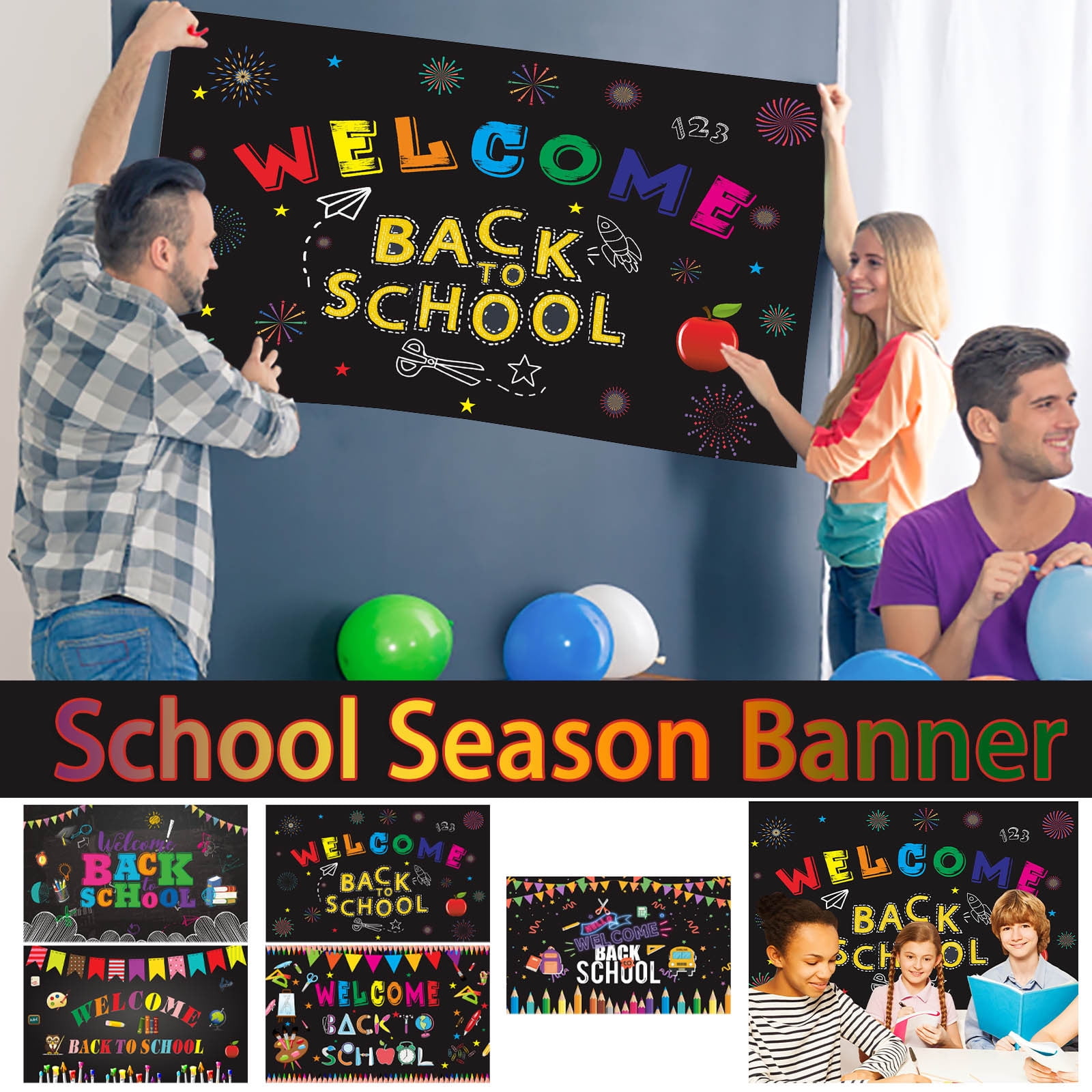 Large Welcome Back to School Banner, Extra Large First Day of School ...