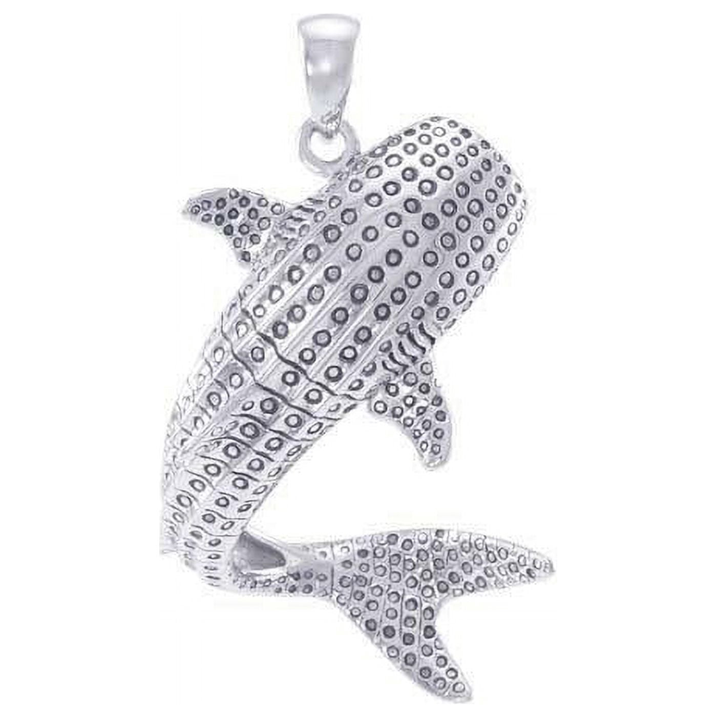 Large Whale Shark 925 Sterling Silver Pendant Fine Animal Totem Ocean ...